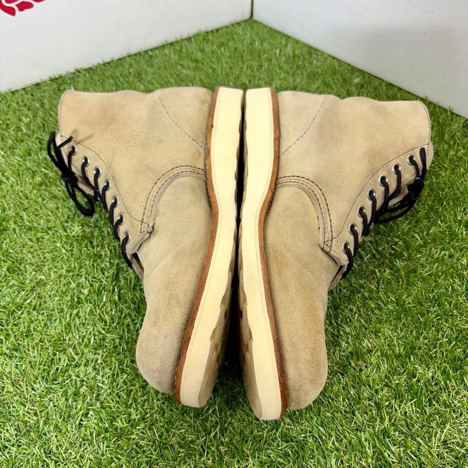 Red Wing Boots 8167 PLANE TOE US:8.5E Suede Beige 052936d | eBay UK