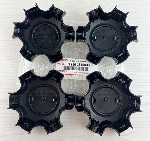 4 of 16-22 Toyota Tacoma OEM Center Cap 42603 YY290 NEW Charcoal PT280 ...