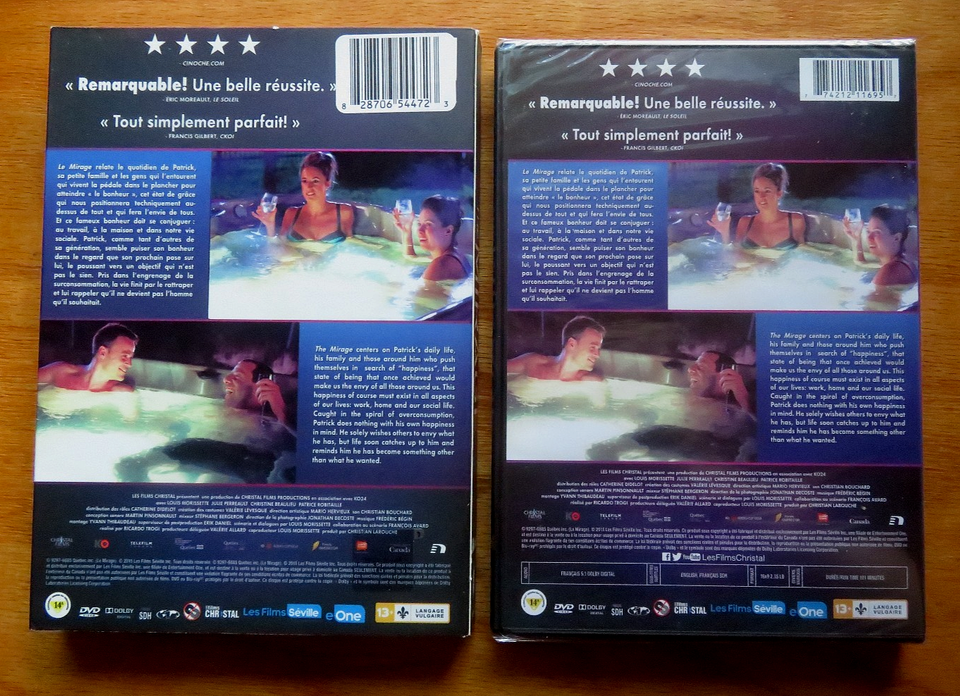 New Le Mirage DVD Louis Morissette, Julie Perreault, French | eBay