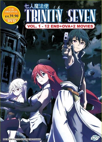 DVD Anime TRINITY SEVEN TV Series (1-12) +OVA + 2 Movies (English ...