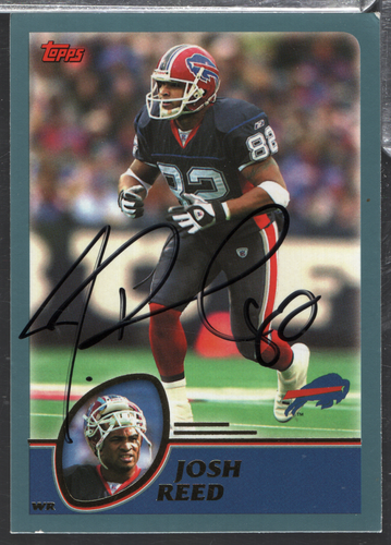 Josh Reed Bills Autographed 2003 Topps #3 w/COA 101623NPCD99 | eBay