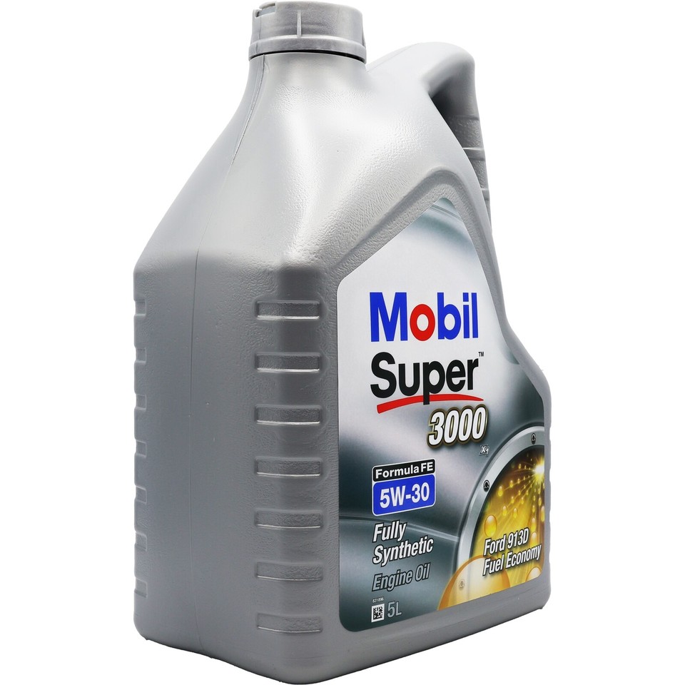 Mobil Super 3000 X1 Formula FE 5W-30 5W30 Fully Synthetic Engine Oil 5 ...