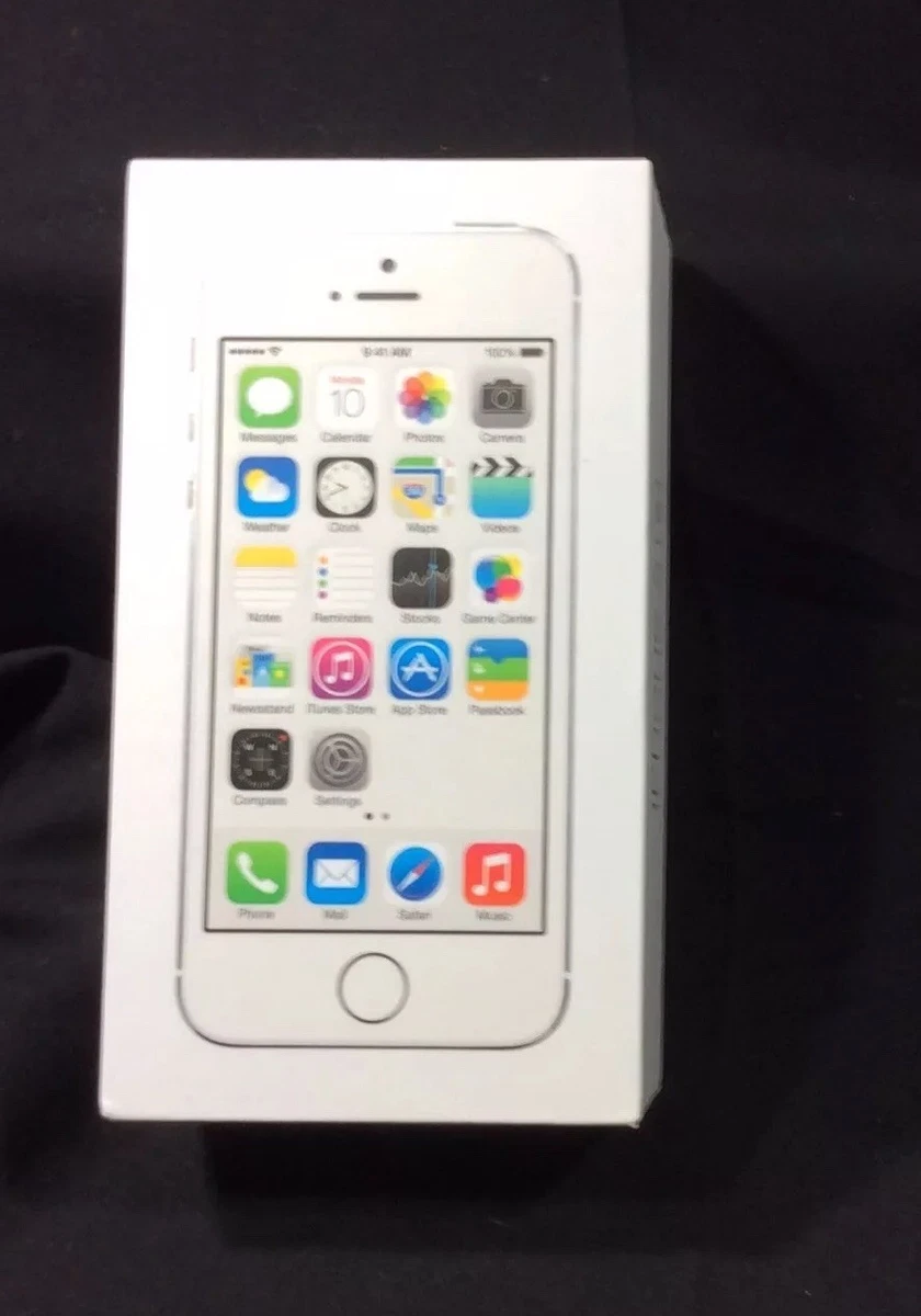 Iphone 5s White And Silver Box