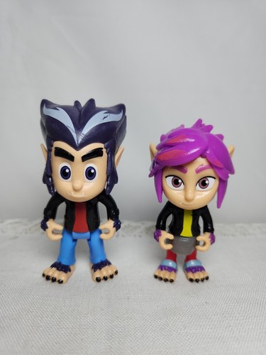 Lot of 2 PJ MASKS Villians Wolfy Kids HOWLER and RIP Toy Figures 3" | eBay