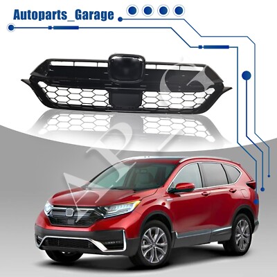 For 2020 - 2022 Honda CR-V CRV Honeycomb Front Upper Grille Assembly ...