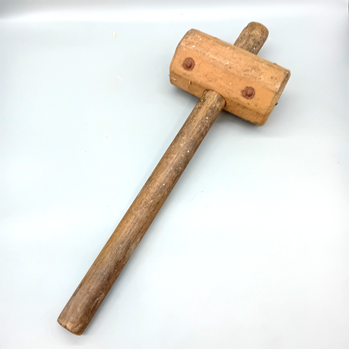 Vintage British Military Army Mallet 1950'S Wood Mallet Collectable ...