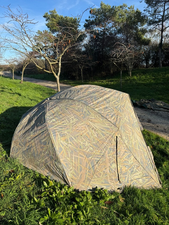 Nash Groundhog brolly reed camo "Kevin Nash personal fishing gear ...