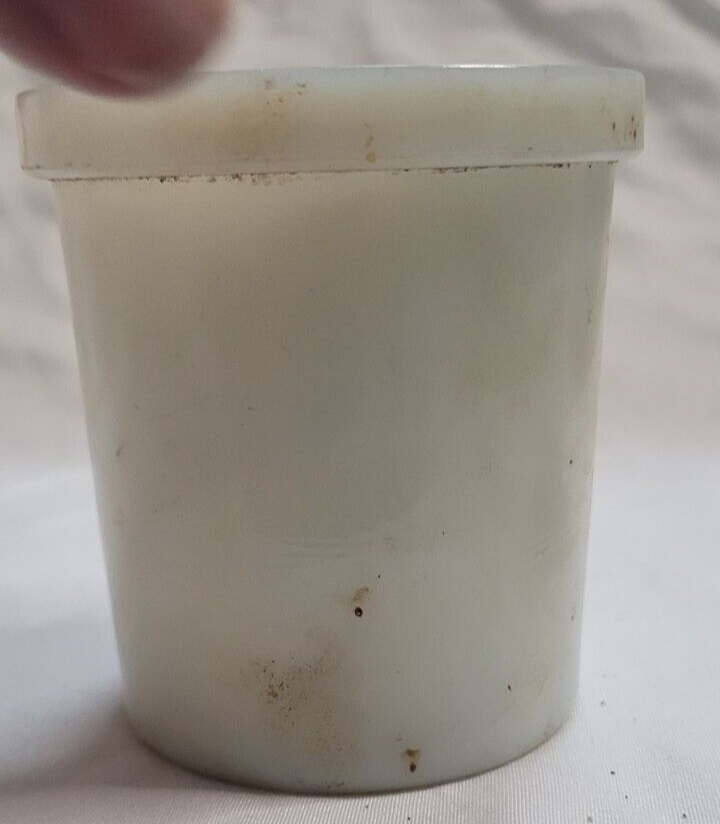 Maclaren’s Imperial Cheese Milk Glass Jar 3.25" tall Embossed Bottom ...