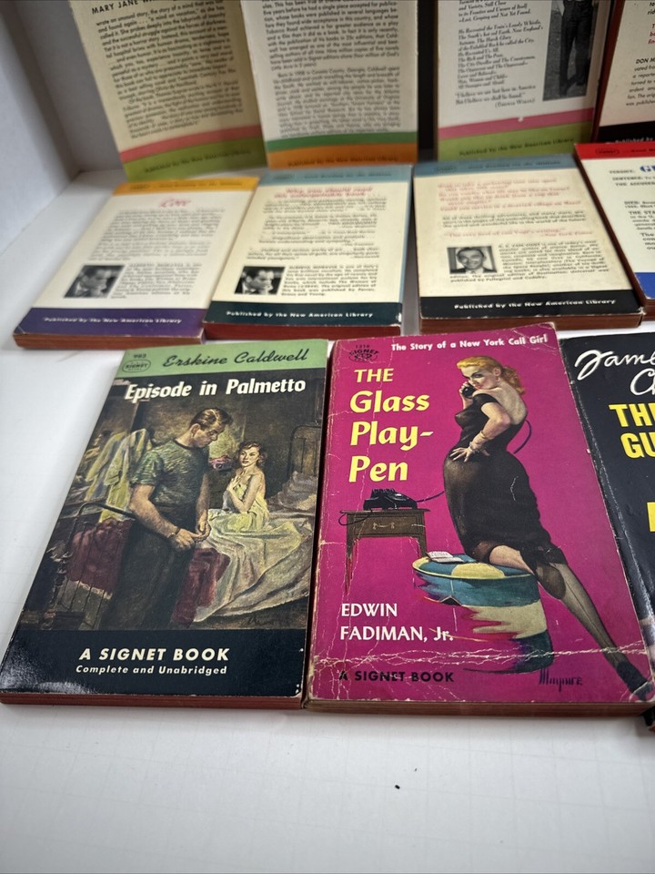 Lot of 14 Signet Books Publications 1st edition paperbacks, Forties And ...