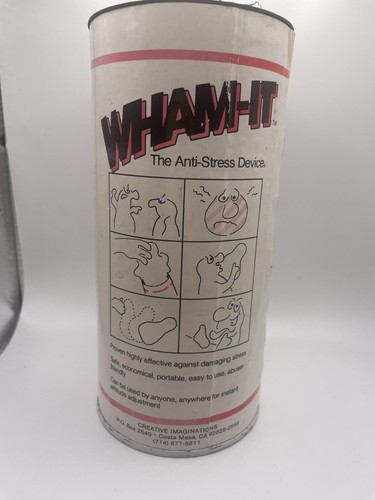 Vintage Wham-It Anti-Stress Device Therapy in a Can CIB Retro Toy | eBay