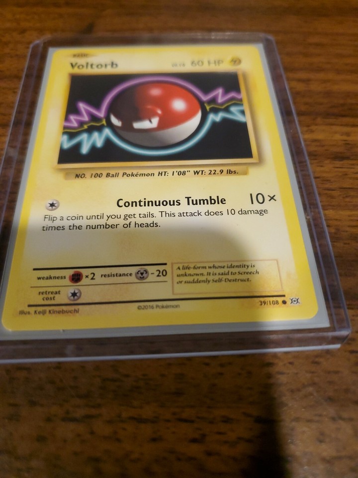 2016 Pokémon card Voltorb continuous Tumble New air pack 1/4/2022 | eBay