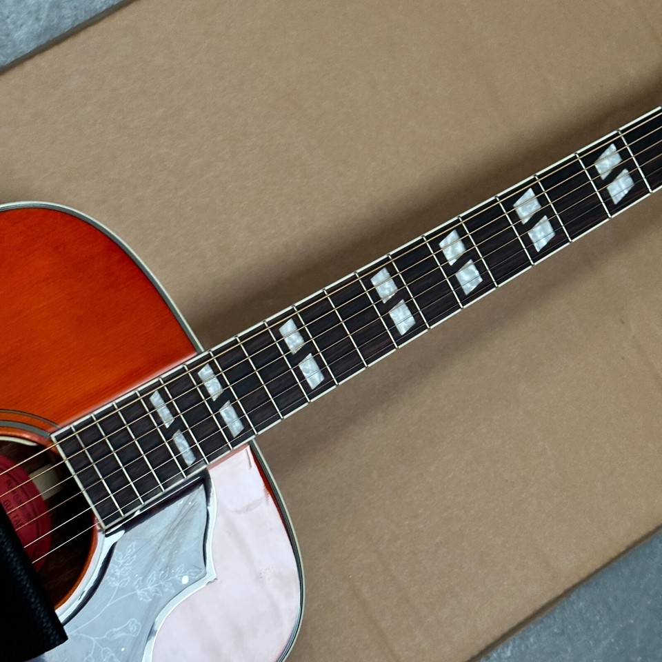 Defect 1 only Acoustic Electric Guitar Top-solid Spruce ship in USA, NO ...