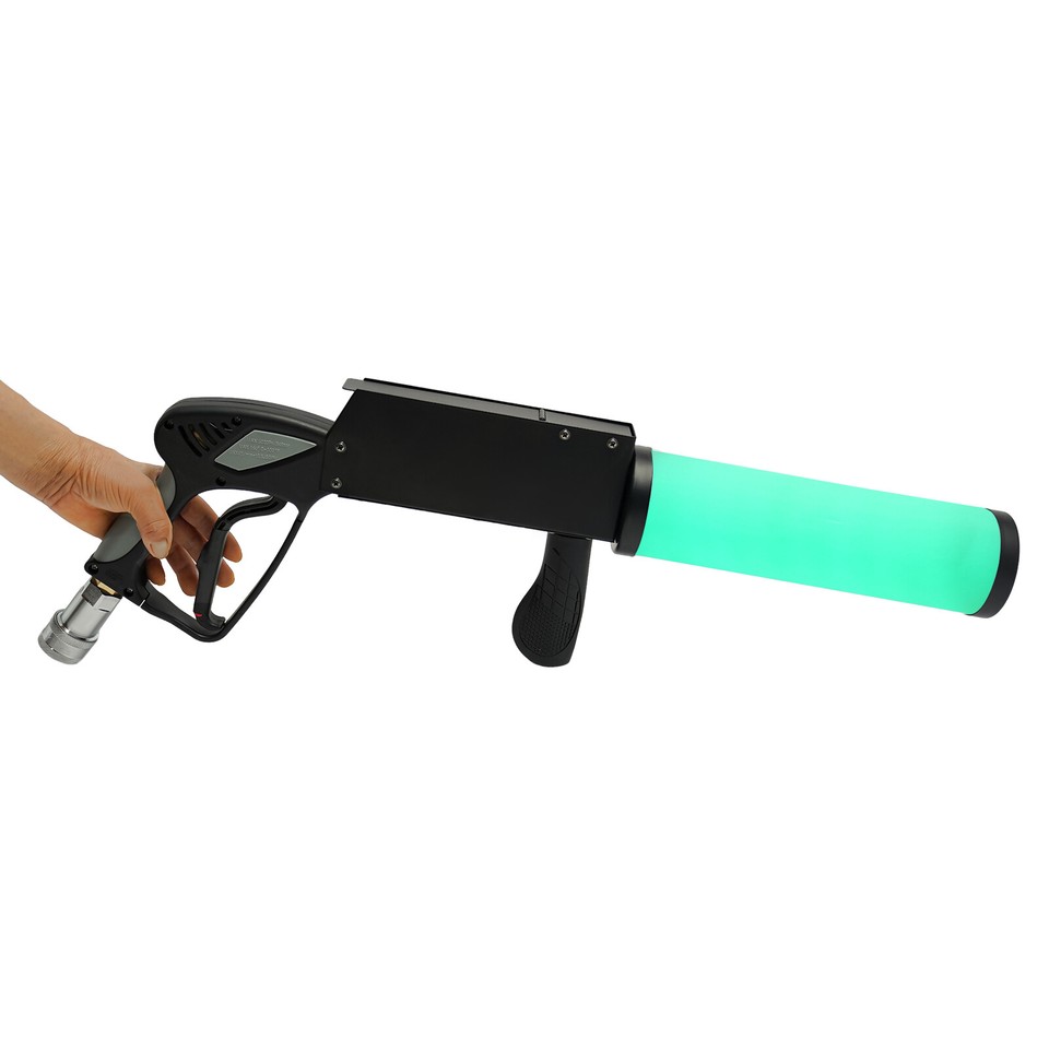 Handheld Fog Gun LED CO2 Fog Cannon Special Effects Fog Machine Gun ...