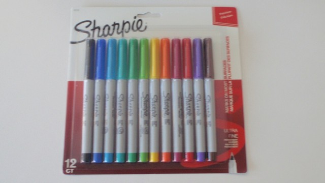 Sharpie Ultra Fine Permanent Markers 12 Set Assorted Colors 37175 for ...