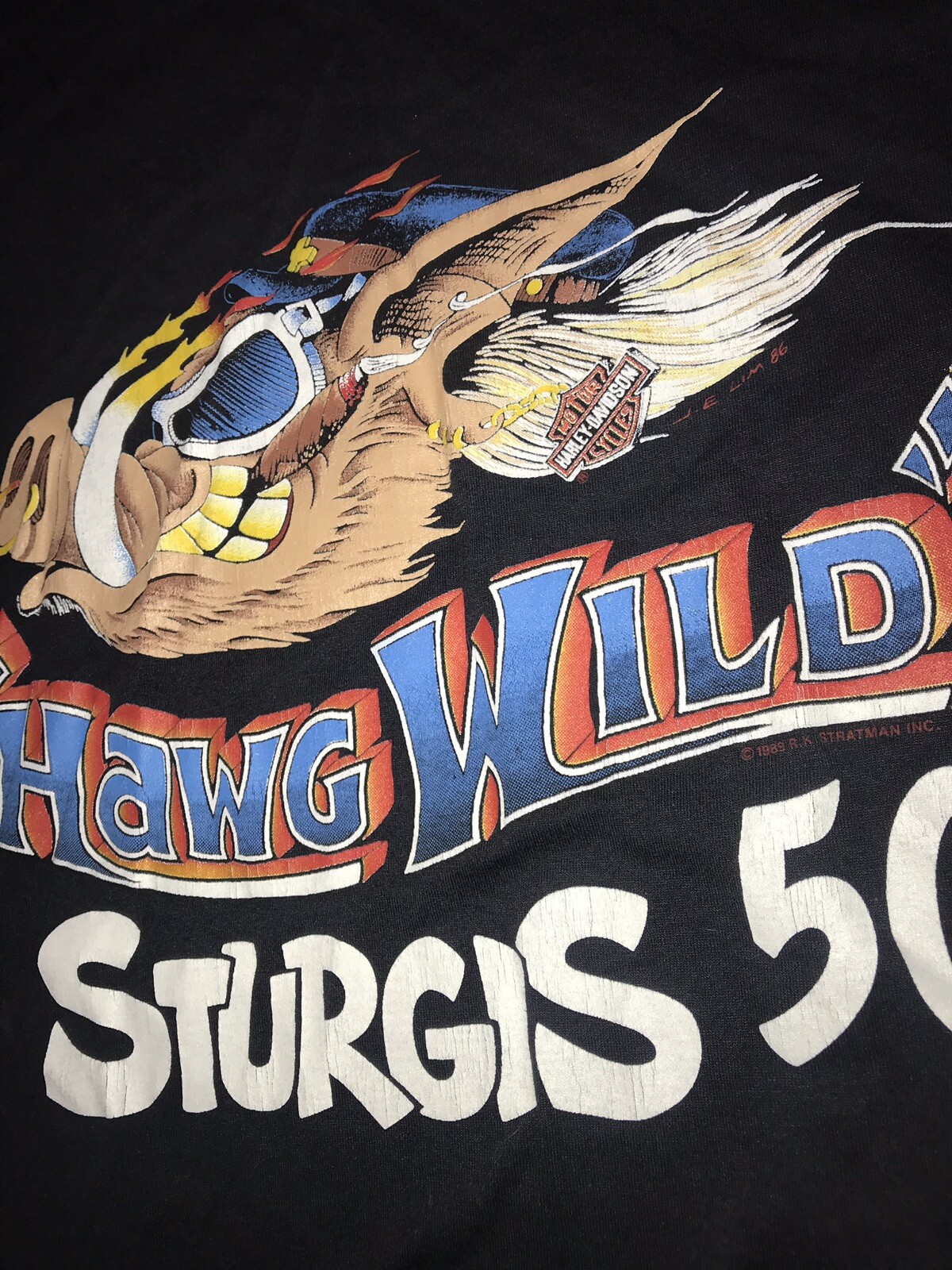 1990 Harley Davidson Hawg Wild Sturgis 50th Anniversa… - Gem