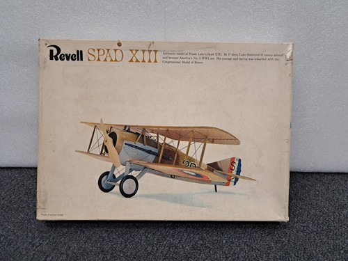 Vtg Revell Inc.1965 Frank Luke's SPAD XIII Model Plane H-290:150 NOS ...