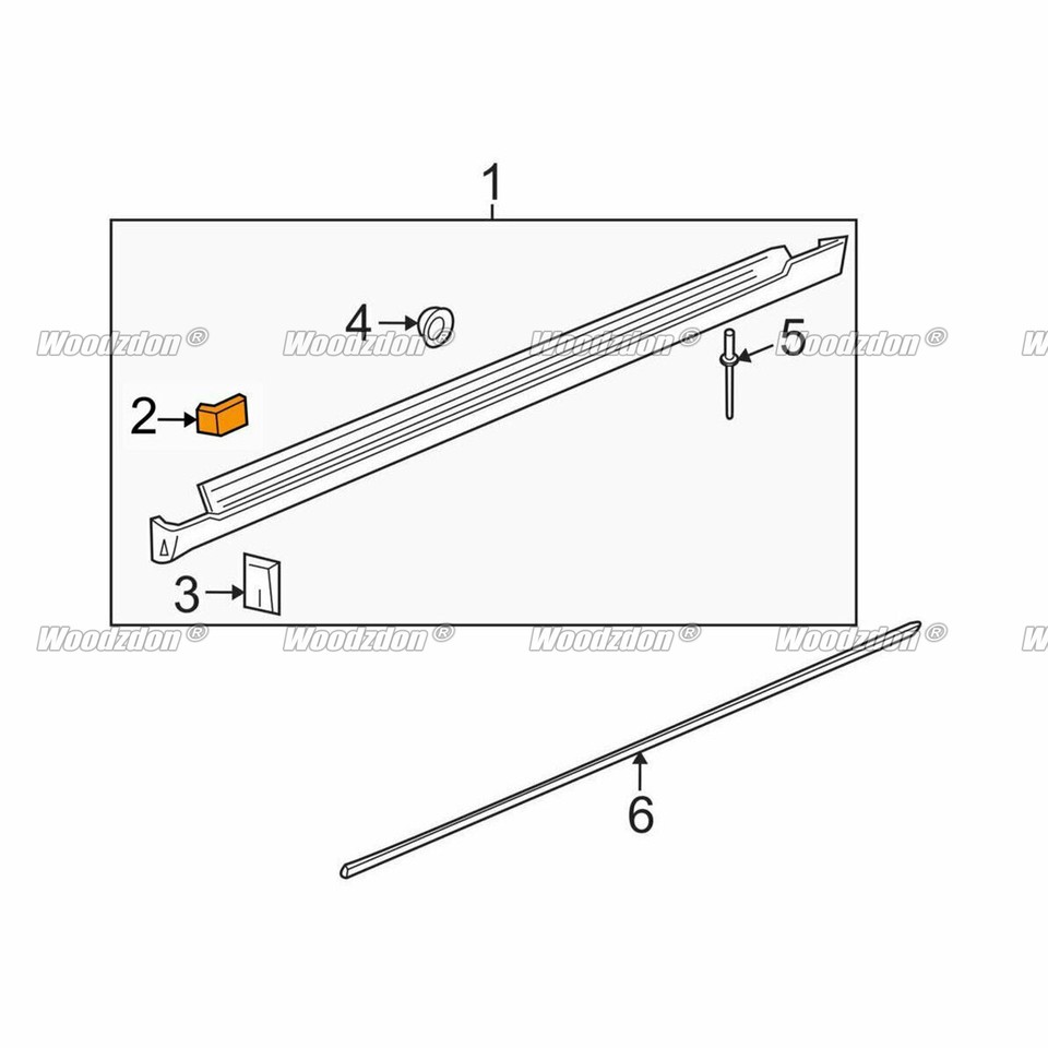 25 Pcs Rocker Panel Moulding Clip Retainer For Chevrolet Malibu For GM ...