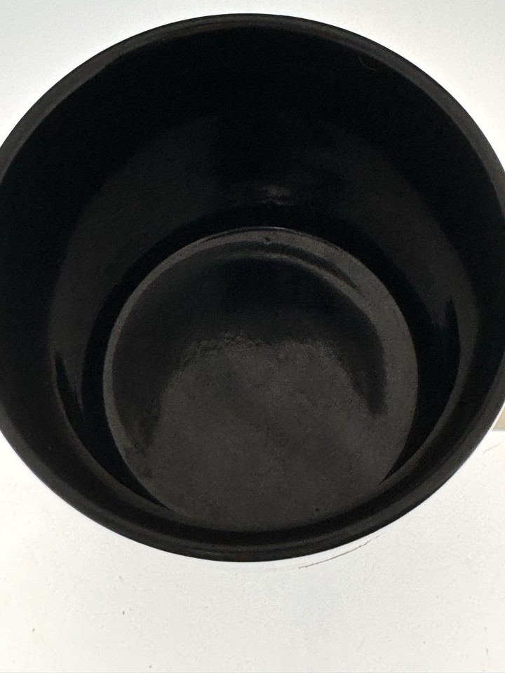 Vintage BLACK CAT MUG w/ TIPPED OVER FLOWER POT Coffee Tea Ceramic by ...