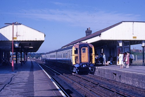Original 35mm Railway Slide Class 33 33110 Wareham 5 8 1987 08.33 W ...