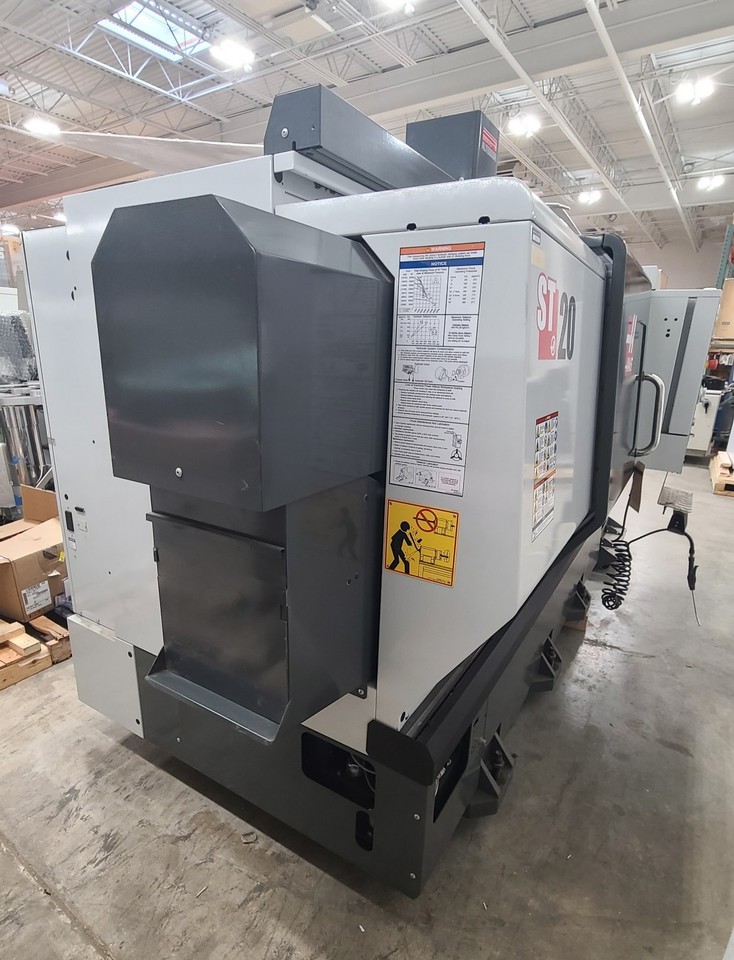 Haas ST 20 Lathe CNC Turning Center Live Tooling Chip Converyor Ridged ...