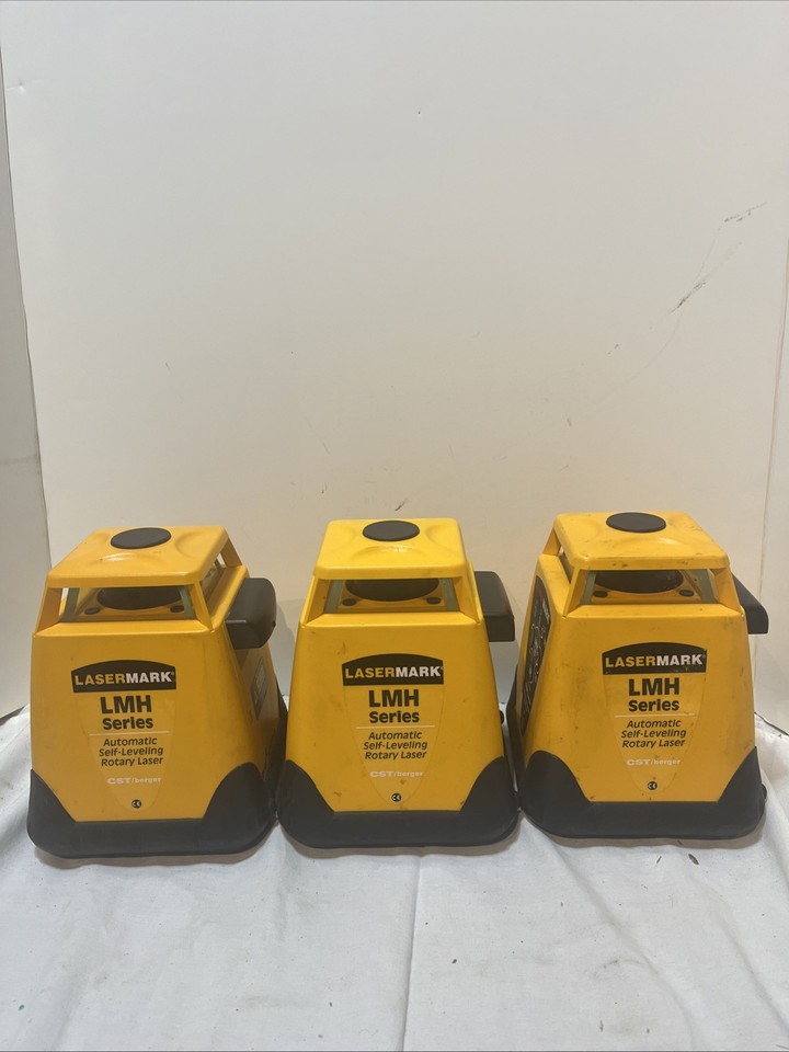 (3) Lasermark LMH-C Laser Level Transit For Parts/Repair As Is | eBay
