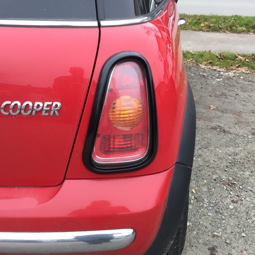 RÜCKLICHT ZIERRAHMEN SCHWARZ für MINI COOPER R50 R53 2001-11/2006| R52 ...