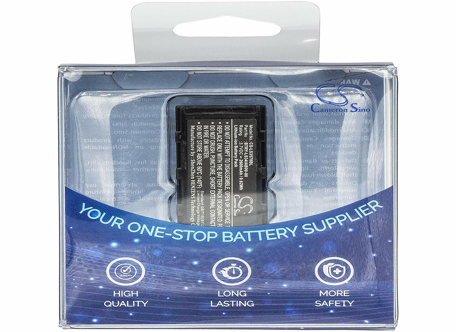 Cameron Sino 2600mAh Li-ion Rechargeable BTRY-LS34IAB00-00 21-62606-01 ...