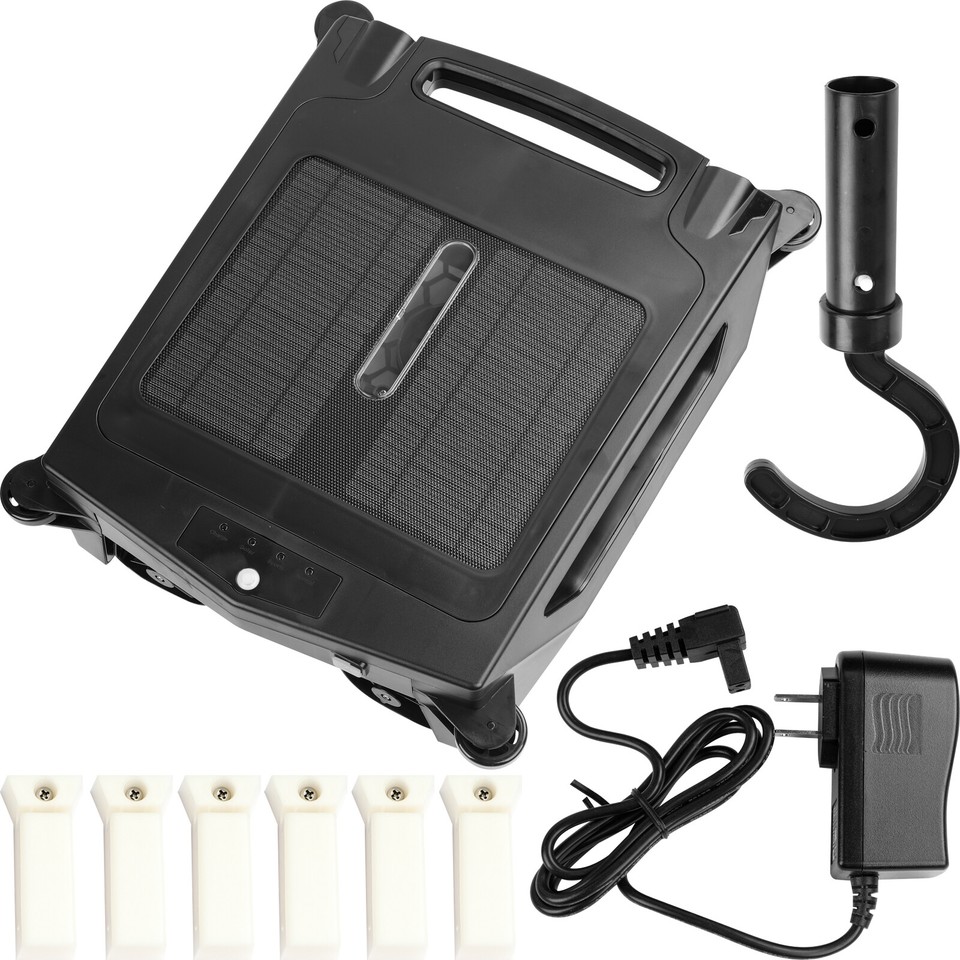 Solar Powered Pool Surface Cleaner Robot Cordless Pool Skimmer ...