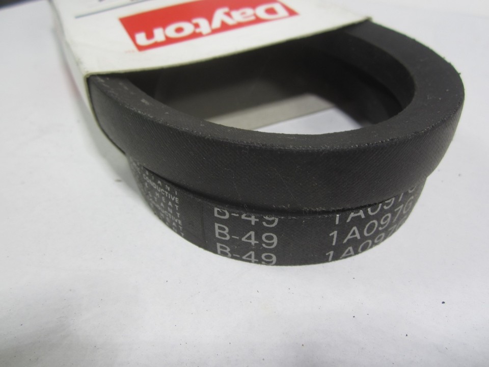 Free Ship, Dayton B49 V-Belt, 52" Outside, 21/32" Width,13/32" Thick | eBay