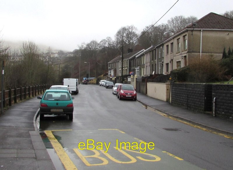 Photo 6x4 Lloyd's Terrace, Cymmer Croeserw Looking SE along the A4107 ...