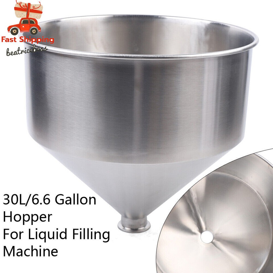 30L Hopper Tank 304 Stainless Steel Hopper for Paste Liquid Filling ...