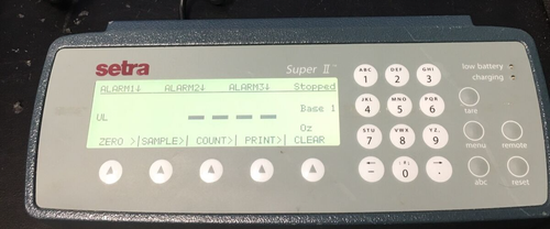 Setra Systems 409140NNN Super II Counting Scale Keyboard BASE ONLY | eBay