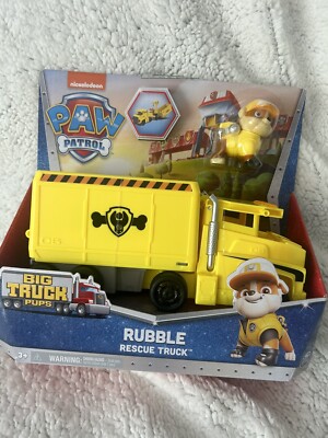 Paw Patrol Rubble Rescue Truck | eBay