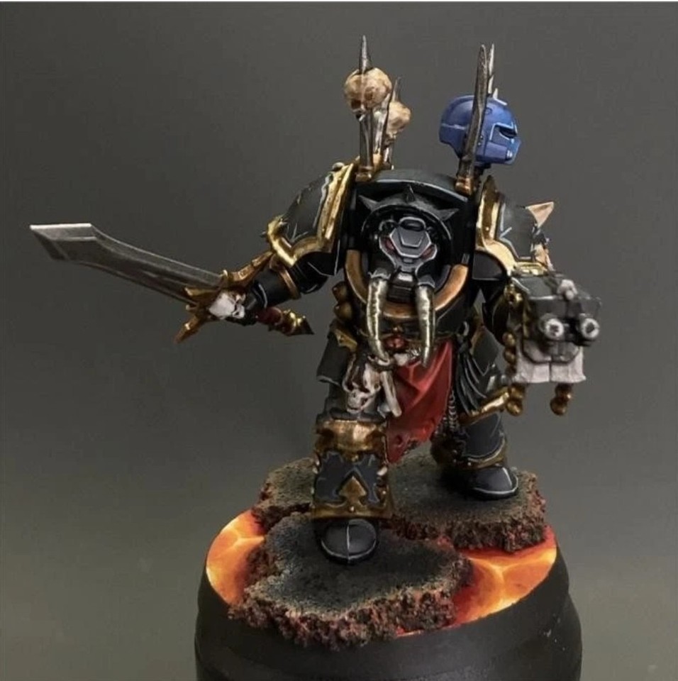 Chaos Terminators Squad Warhammer 40,000 40K Army Chaos Space Marines ...