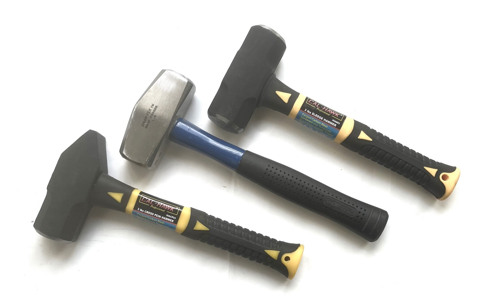 3-Pc 3 Lb Hammer Set ( 3Lb Sledge, 3.3Lb Drilling, 3Lb Cross Pein ) | eBay