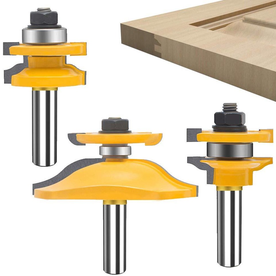 Taiwain 1/2'' Shank Router Bit Milling Tool For Woodworking Round Over ...