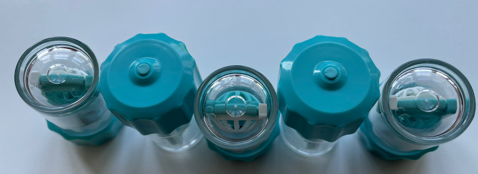 10x Contact Lens Case Barrel Style For MPS & Peroxide Solution ...