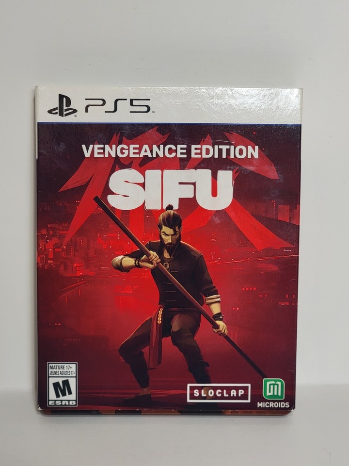 Sifu PS5 Vengeance Edition Steelbook, Artbook, Lithographs Only *no ...