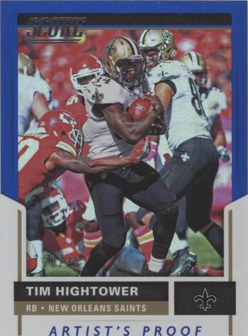 2017 Score - Tim Hightower #74 Artist's Proof /35 for sale online | eBay