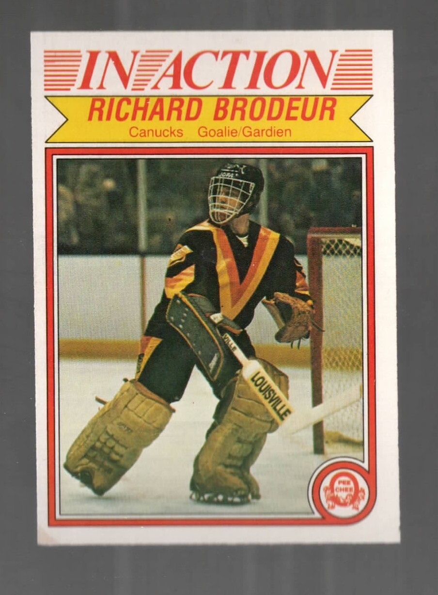 1982 O-Pee-Chee #340 Richard Brodeur In Action NM/Mint | eBay