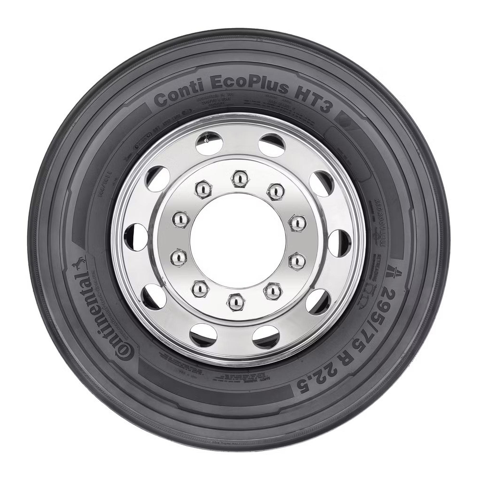 4 New Continental Conti Ecoplus Ht3 - 295/75r22.5 Tires 29575225 295 75 ...