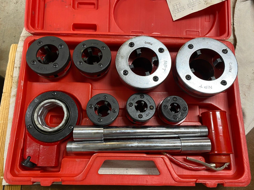 Central Forge 3/8" to 2" NPT Ratcheting Pipe Threader | eBay