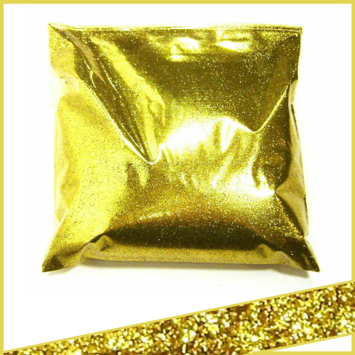 9oz (266ml) Rich Gold Metal Flake, .008", Fine, Shiny Automotive Pro ...