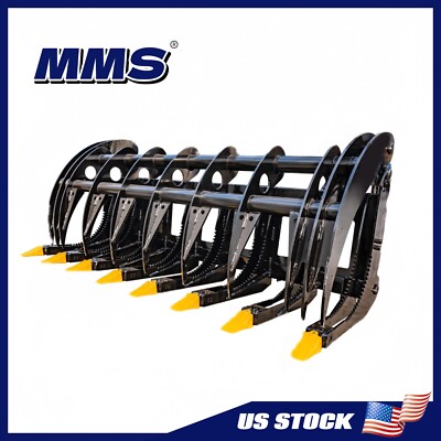 Pre-order 72"Root Rake Clam Grapple With Teeth Attachment Skid Steer ...