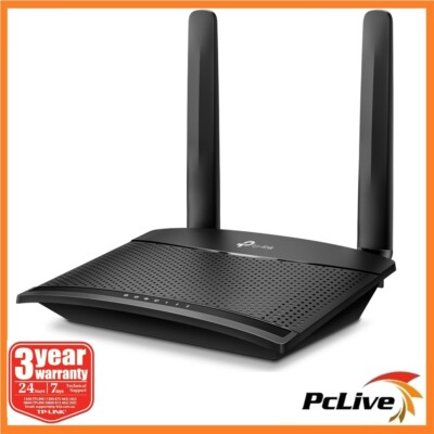 TP-Link TL-MR100 300 Mbps Wireless N 4G LTE Router Detachable Antenna ...