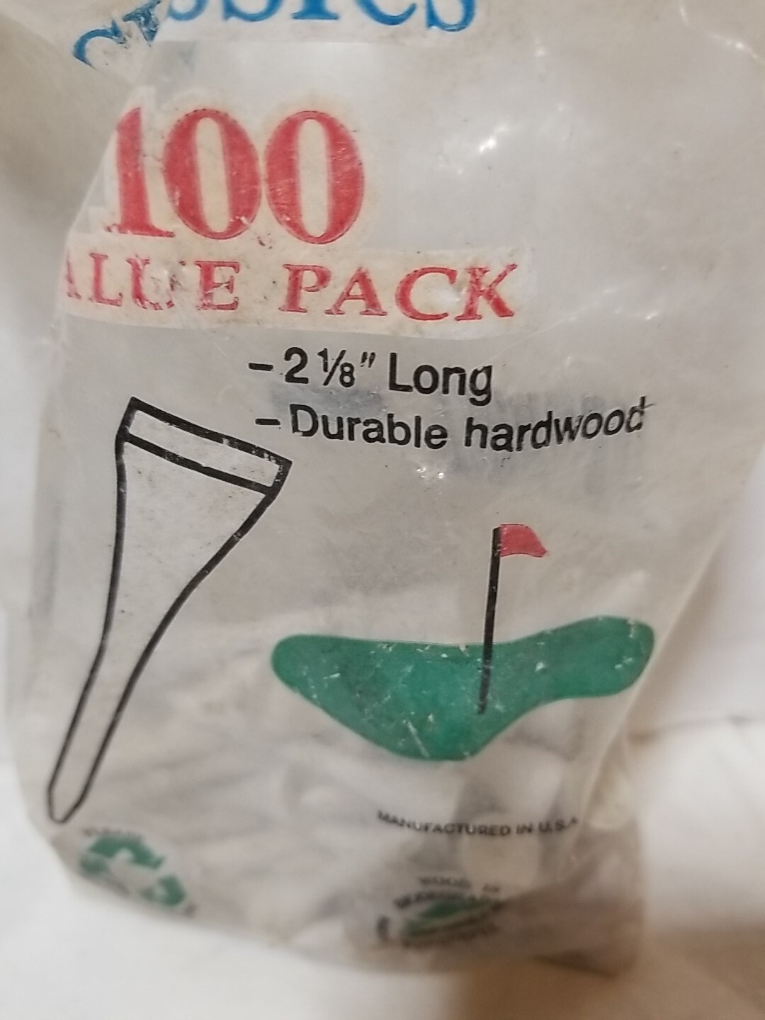 Lot Of 47 Vintage Golf Tees 2 1/8 Long Durable Hardwood | eBay