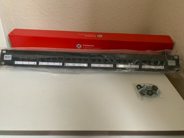 Connectix Cabling Systems 24 Port Cat6 UTP CCS Elite Patch Panel for ...