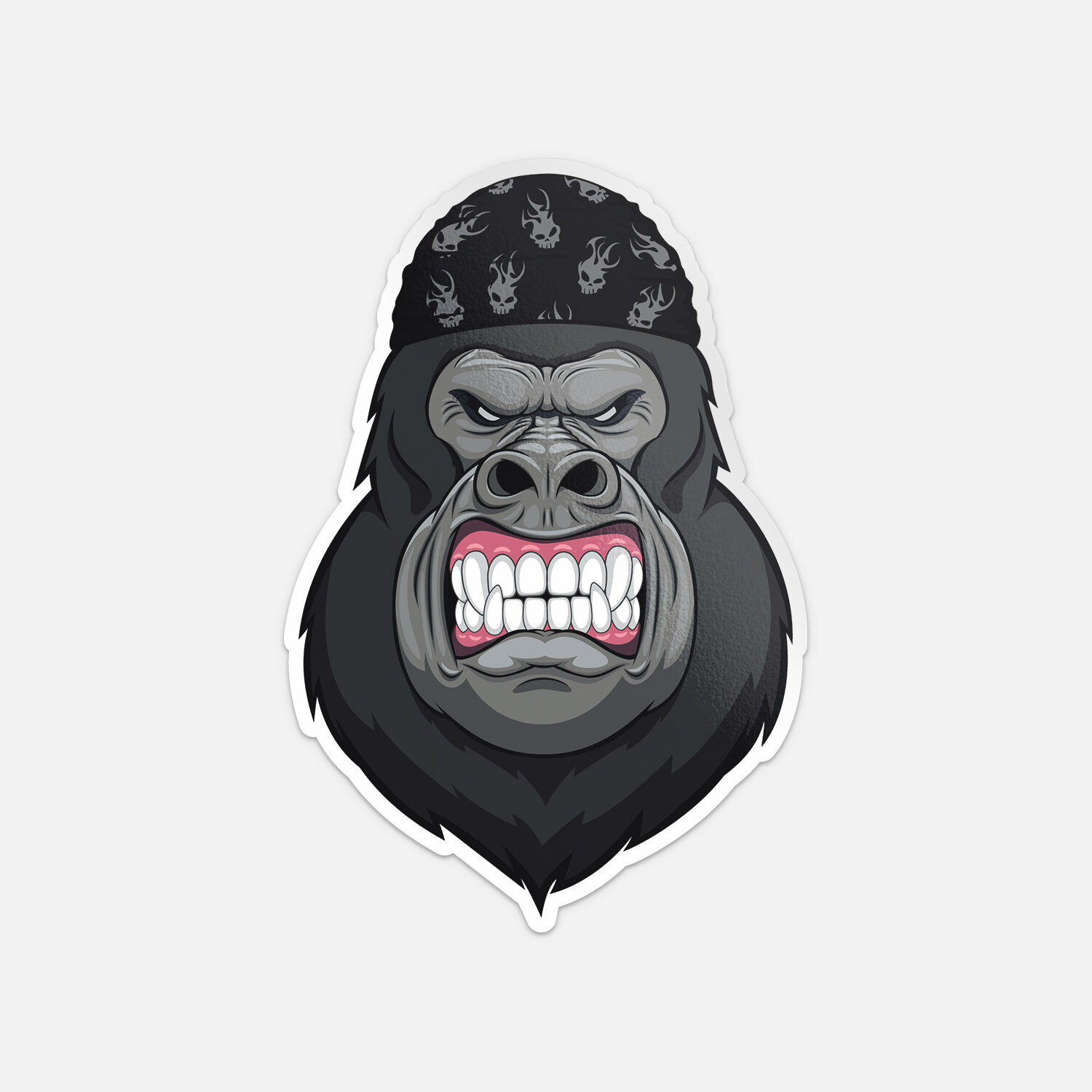 Scary Gorilla Cartoon