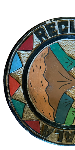 Rare Antique Earthy Clay Pottery Plate/Bowl From Recuerdo De Guatemala ...