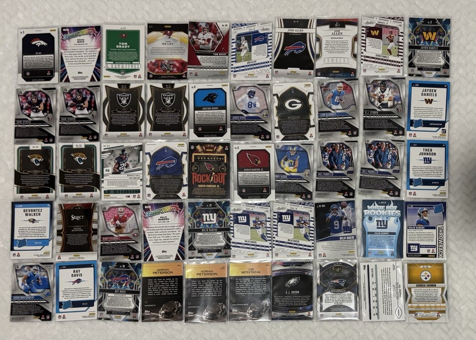 50 Parallel Lot! Prizm Optic Select- Nix Green Wave RC Maye RC Brady ...
